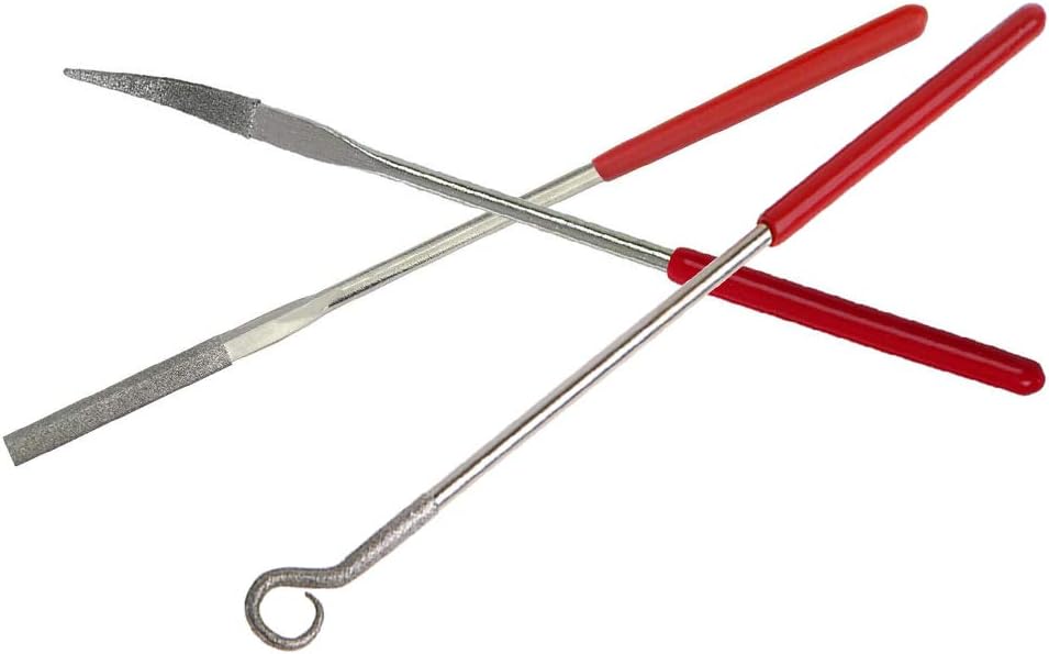 5.5 inch 3x140mm Assorted Mini Diamond Rifler Needle File Set Flat ...